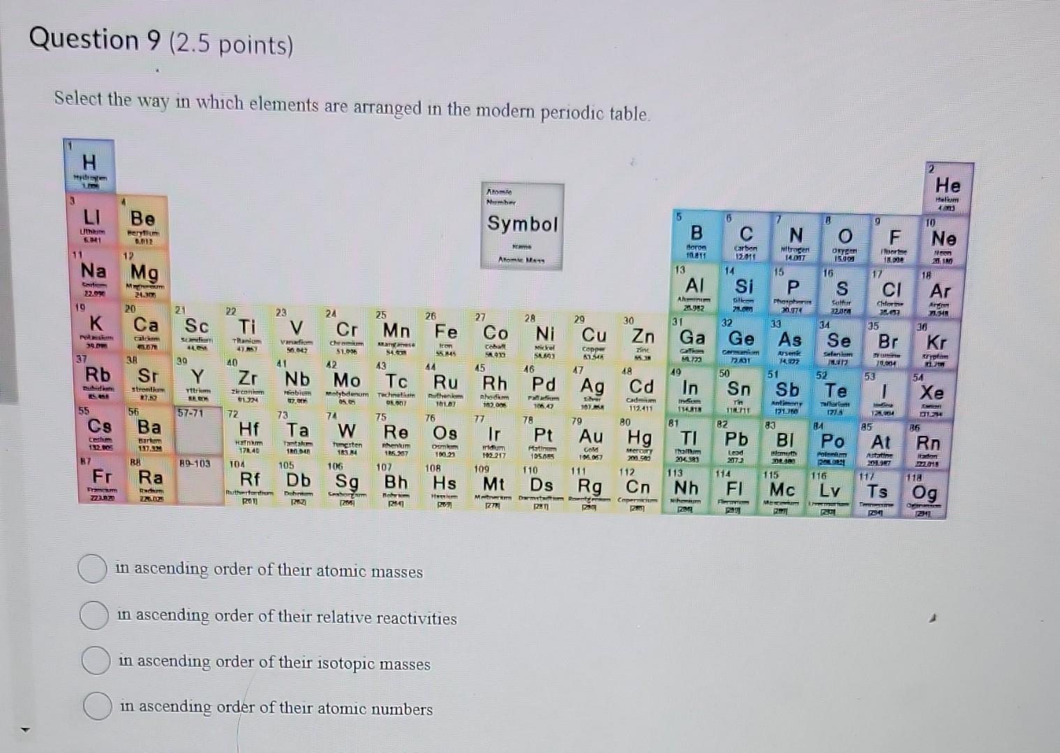 How Is The Periodic Table Arranged | Cabinets Matttroy
