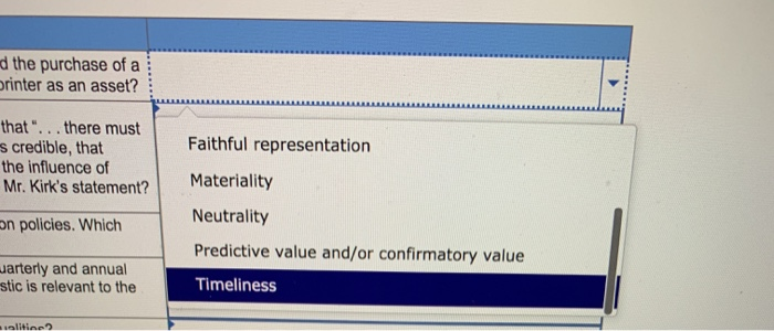 Solved The conceptual framework Indicates the desired | Chegg.com