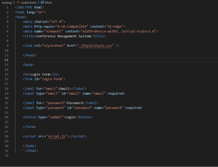 Solved When I press at login button it didn't take me to the | Chegg.com