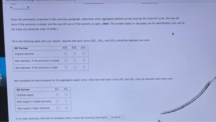 Solved The following graph shows various aggregate demand | Chegg.com