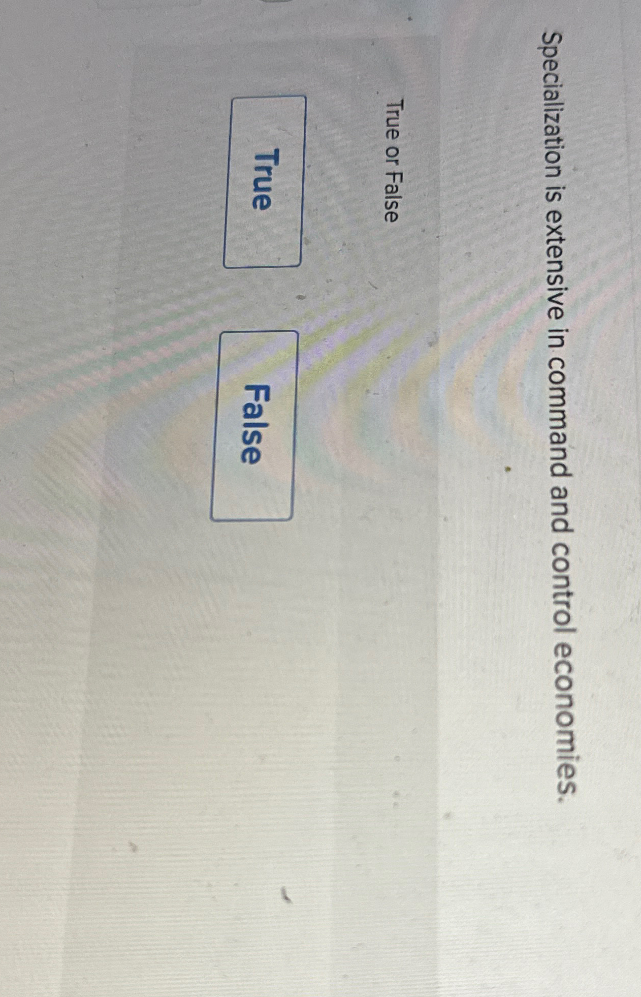 Solved Specialization is extensive in command and control | Chegg.com