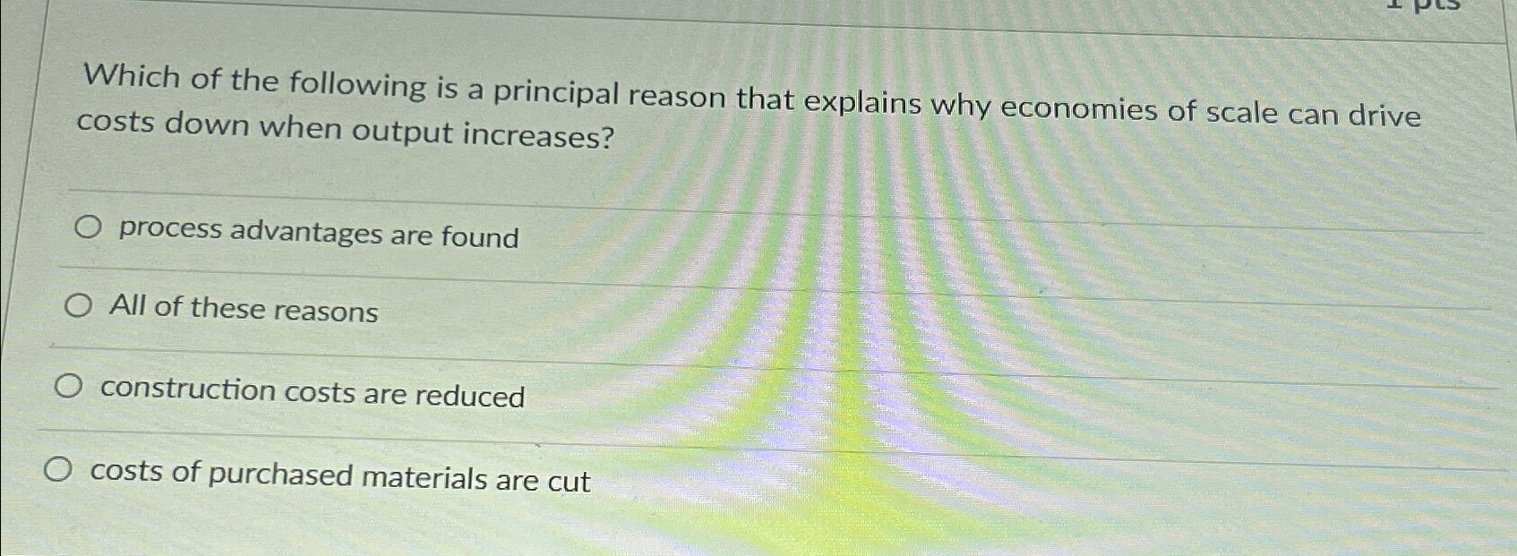 Solved Which of the following is a principal reason that | Chegg.com