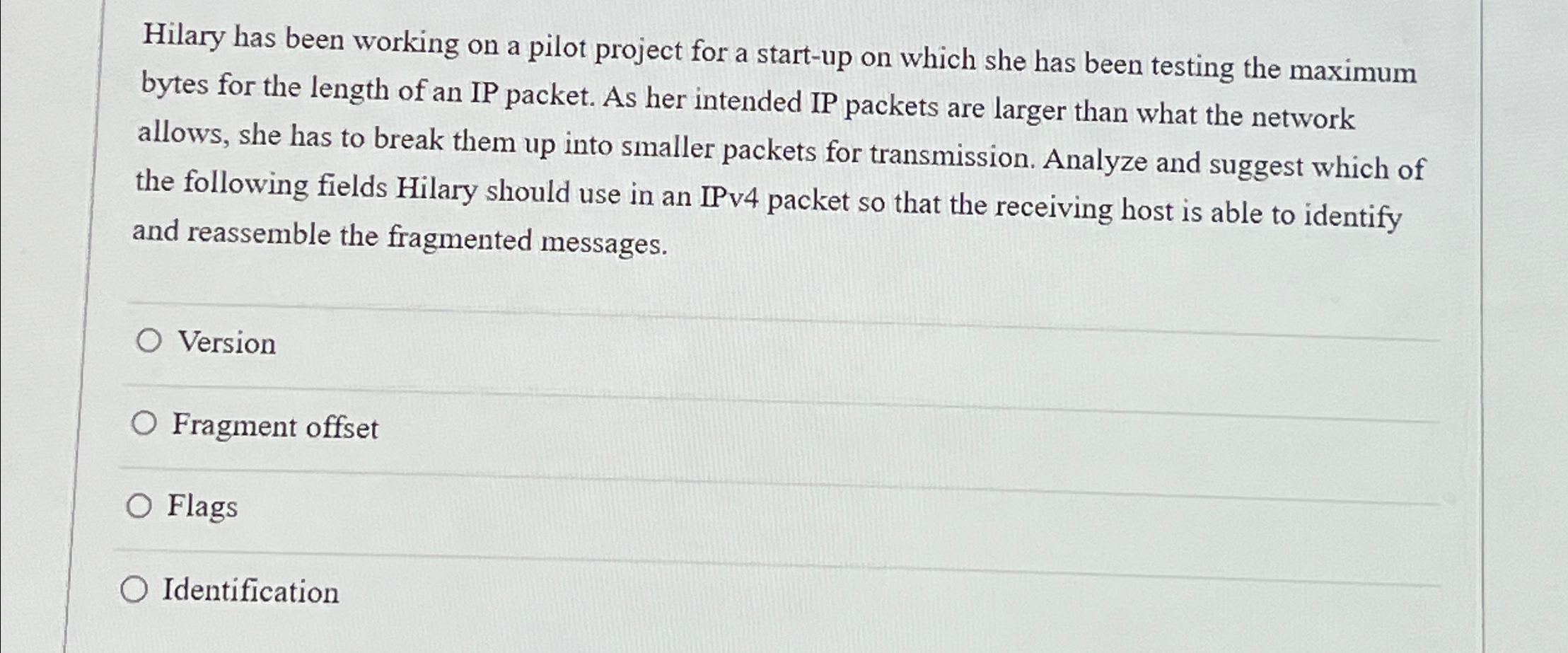 Solved Hilary has been working on a pilot project for a | Chegg.com