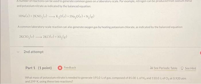 Solved A number ot reactionscan be used to generate common | Chegg.com