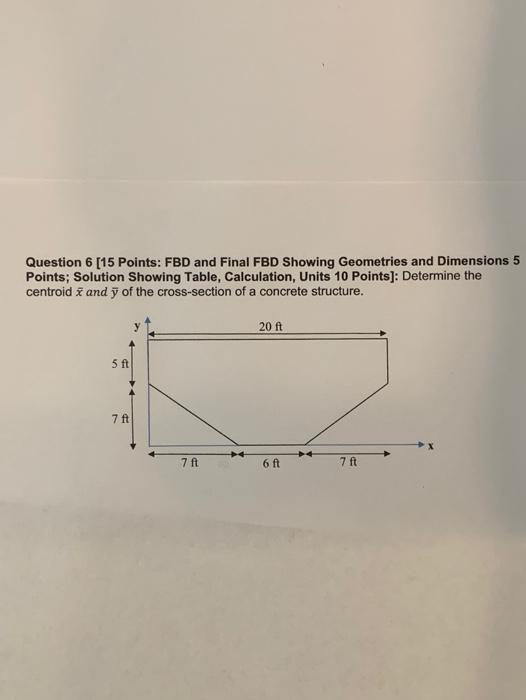 Solved Question 6 [15 Points: FBD and Final FBD Showing | Chegg.com Solved Question 6 [15 Points: FBD and Final FBD Showing | Chegg.com