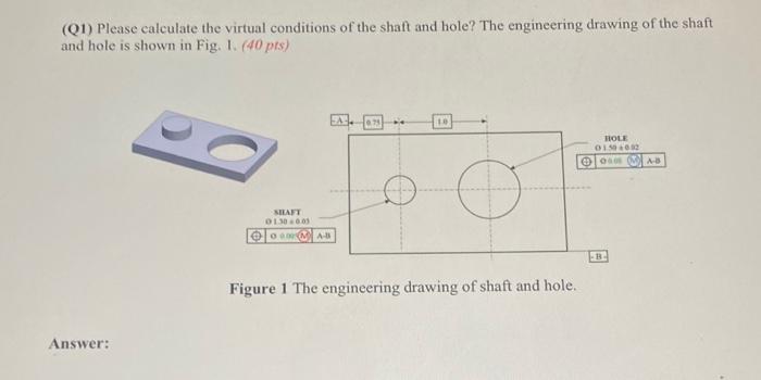 Solved (Q1) Please calculate the virtual conditions of the | Chegg.com