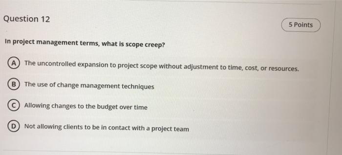 Solved A temporary endeavor undertaken to create a unique | Chegg.com
