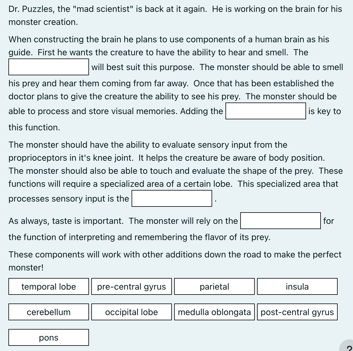 Solved Dr. ﻿Puzzles, the "mad scientist" is back at it | Chegg.com