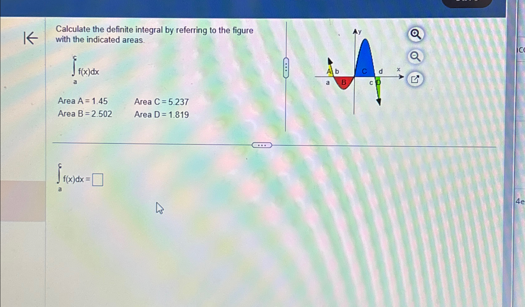 Solved Calculate the definite integral by referring to the | Chegg.com
