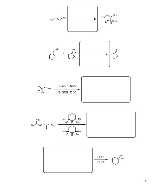 Solved 1. Fill in the missing components of the following | Chegg.com