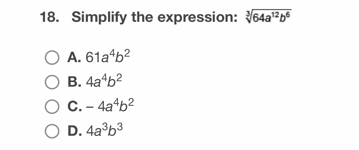 Solved Simplify the expression: | Chegg.com