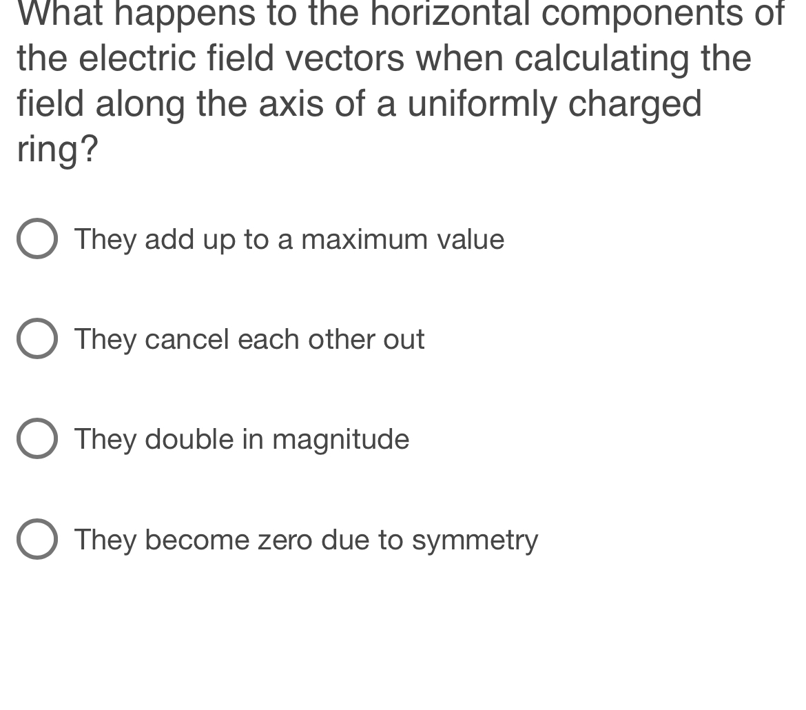 What happens to the horizontal components of the | Chegg.com