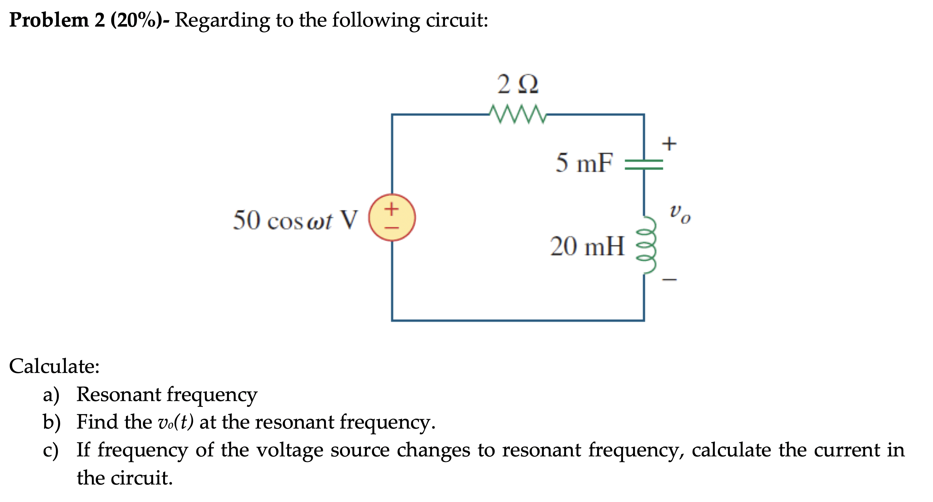 Solved Problem 2 (20%)- ﻿Regarding to the following | Chegg.com