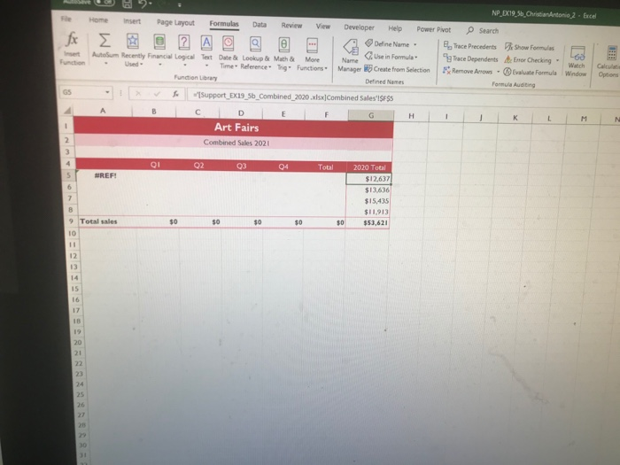 Solved 10. Min Jee wants to combine the sales data from each | Chegg.com