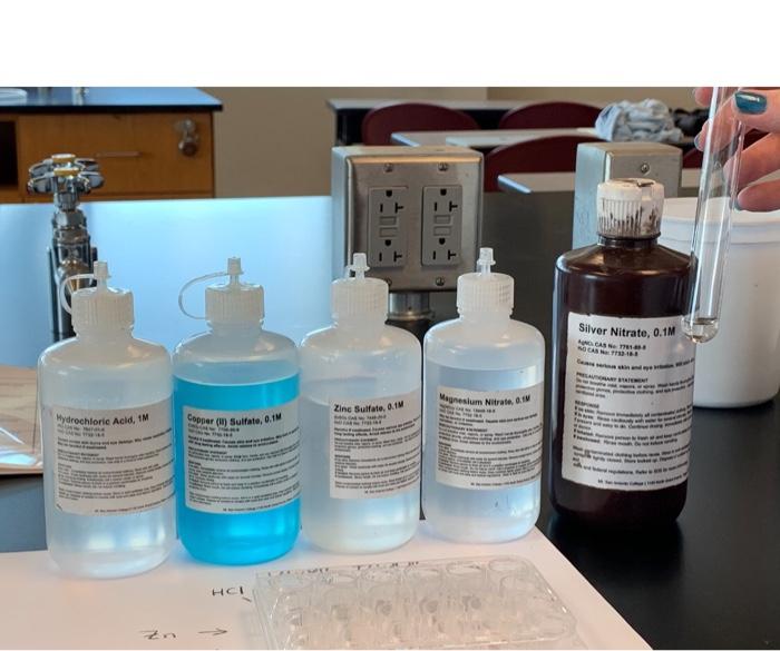 Solved SINGLE AND DOUBLE DISPLACEMENT REACTIONS PROCEDURE, | Chegg.com