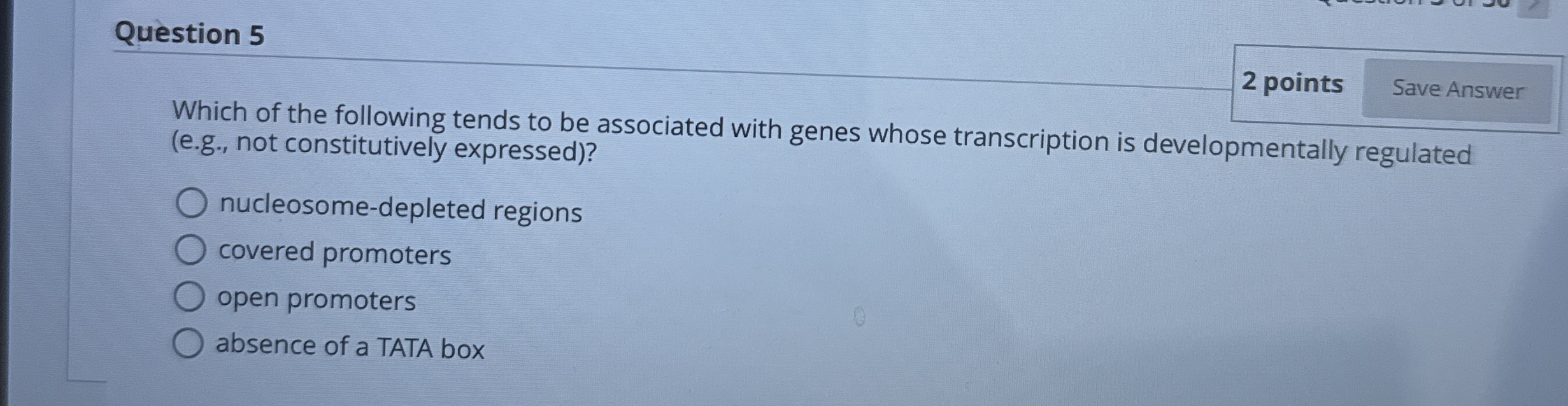 Solved Question 52 ﻿pointsWhich of the following tends to be | Chegg.com