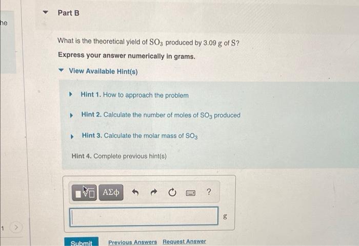 Solved Part A ding to the How many O2 molecules are needed | Chegg.com