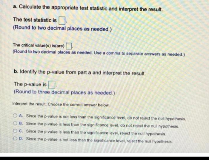 Solved Consider the folowing hypothesis statement using a = | Chegg.com Solved Consider the folowing hypothesis statement using a = | Chegg.com