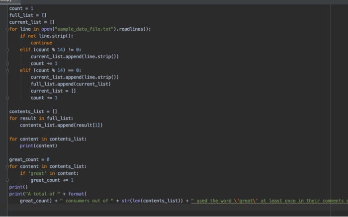 Solved Task Modify Completed Python Script Follows First