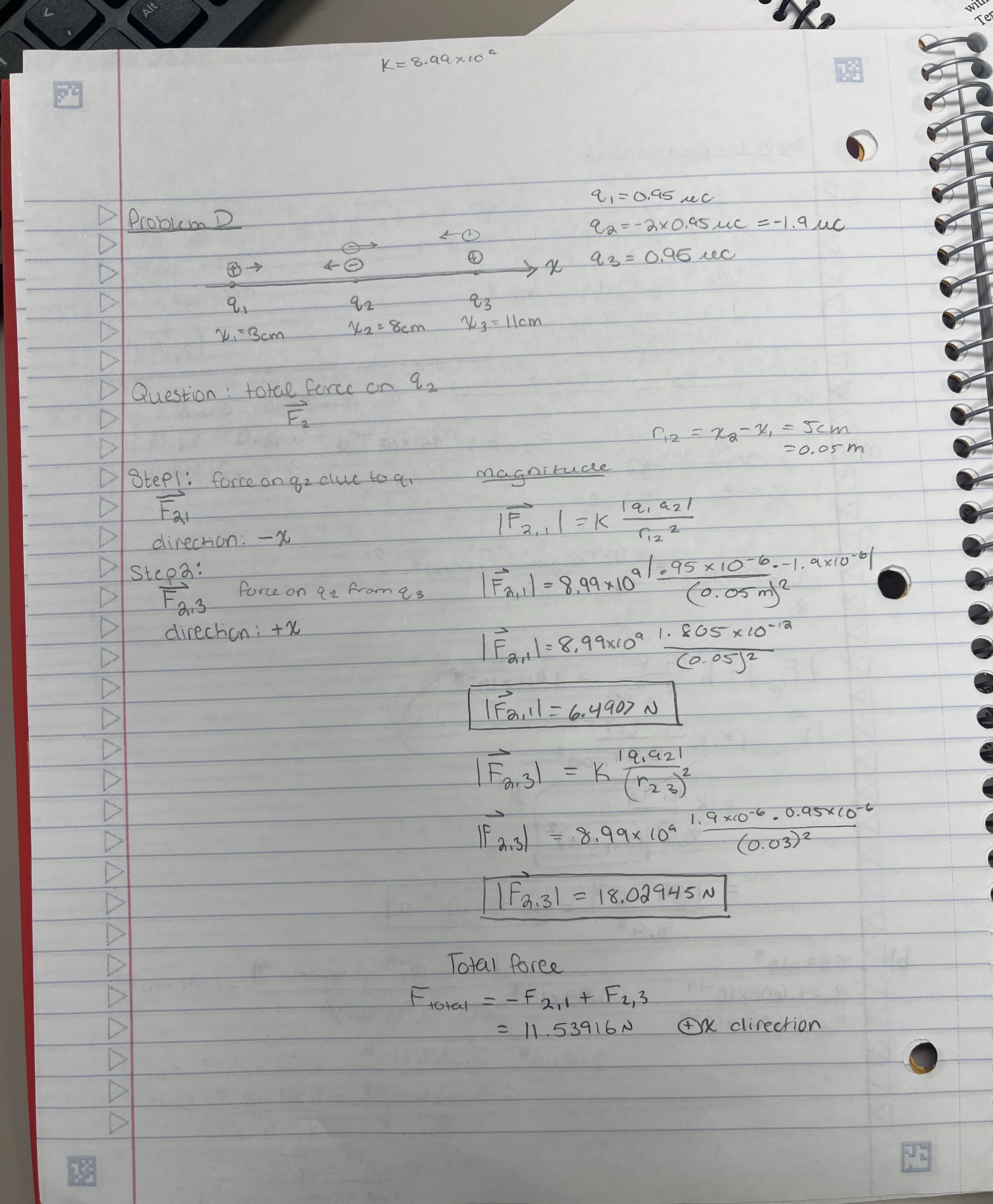 Solved This is the previous problem!!K=8.99×10°Problem | Chegg.com