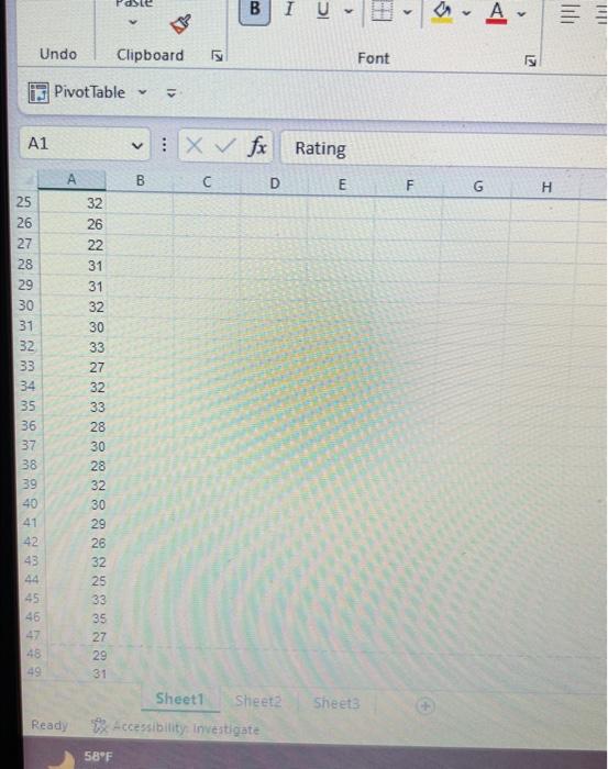 Solved Appendix 3.1 Numerical Descriptive Statistics Using | Chegg.com