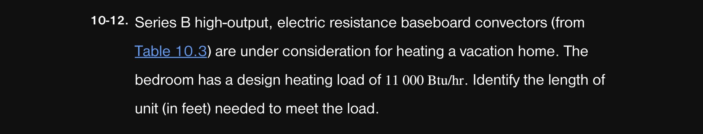 Solved 10-12. ﻿Series B high-output, electric resistance | Chegg.com