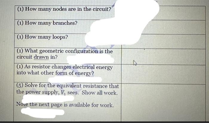 Solved For the following circuit, all vertical resistors | Chegg.com