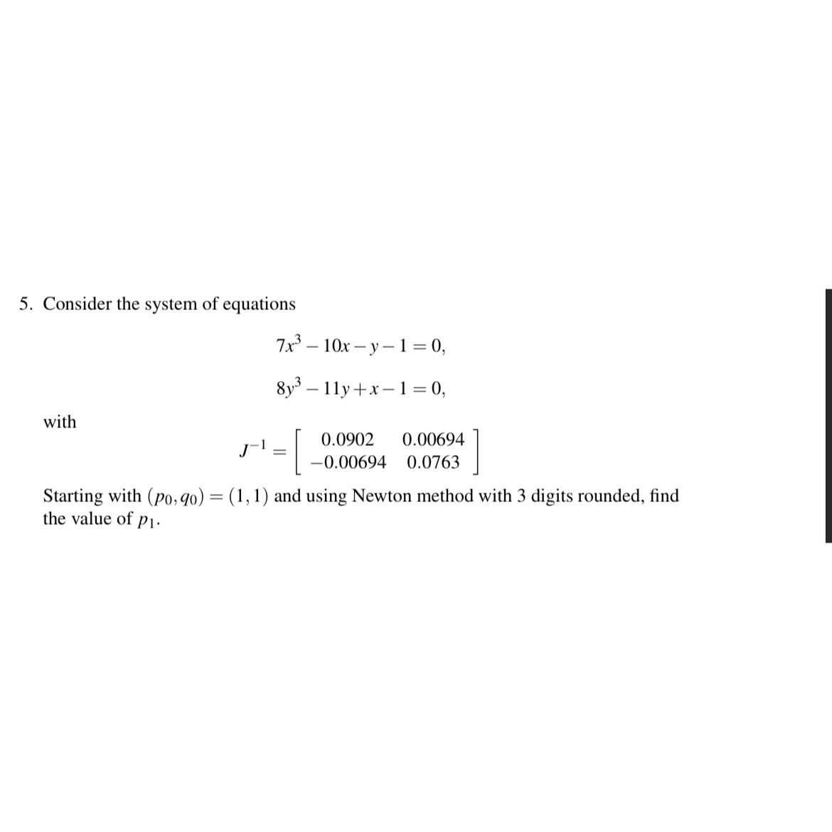 Solved Consider the system of | Chegg.com