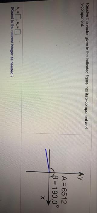 Solved Resolve the vector given in the indicated figure into | Chegg.com