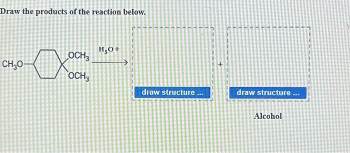 Solved Draw the products of the reaction below. CH₂0- X OCH3 | Chegg.com