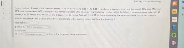 Solved 72%, and Fndependents 21%, A tample of 300 homes two | Chegg.com