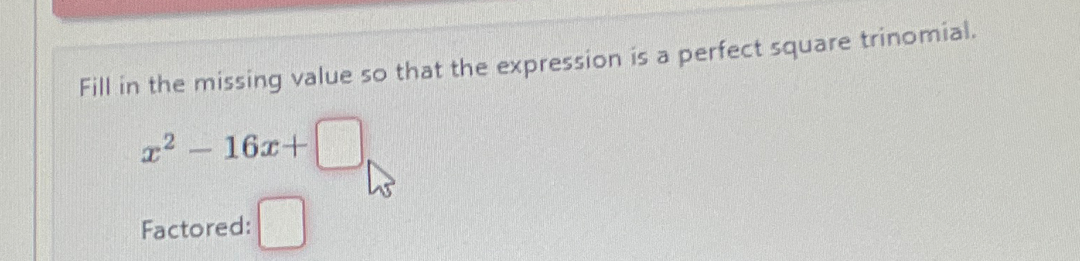 Solved 3.2.1 - ﻿Quadratic Equations(1 ﻿point)Fill in the | Chegg.com