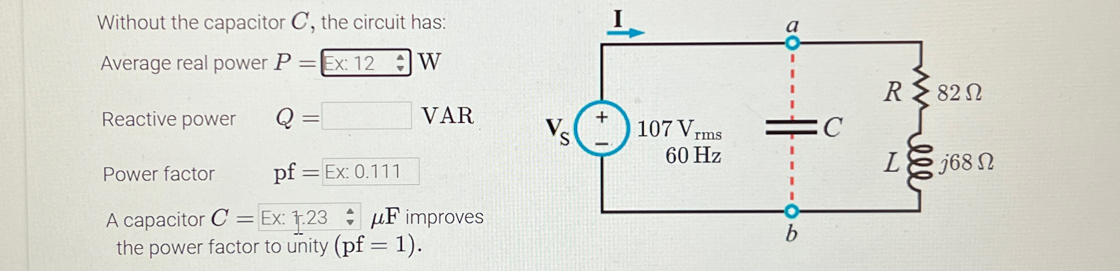 Solved Without the capacitor C, ﻿the circuit has:Average | Chegg.com