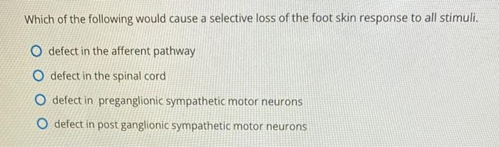 Solved 2 pts The wavy baseline observed in the foot skin | Chegg.com