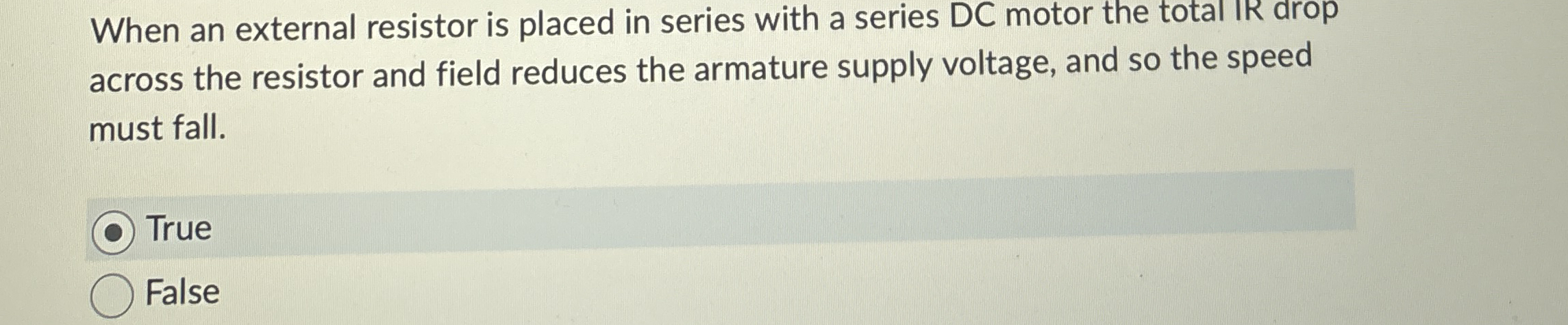 Solved When an external resistor is placed in series with a | Chegg.com
