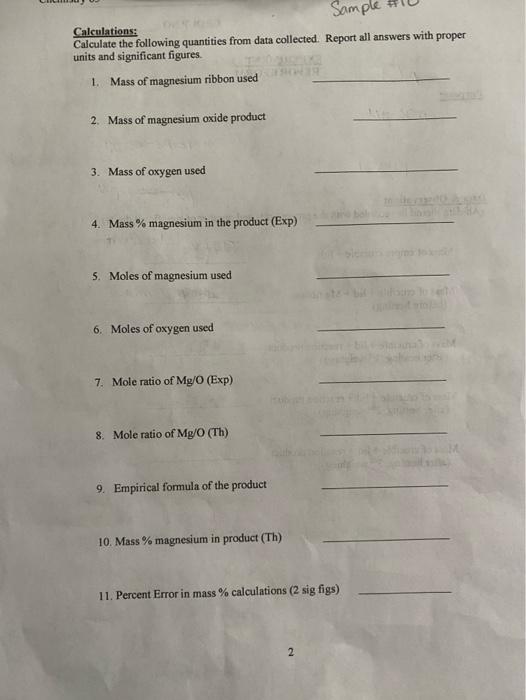 Solved Chemistry GROUP NO.: EXPERIMENT 13 REPORT FORM | Chegg.com