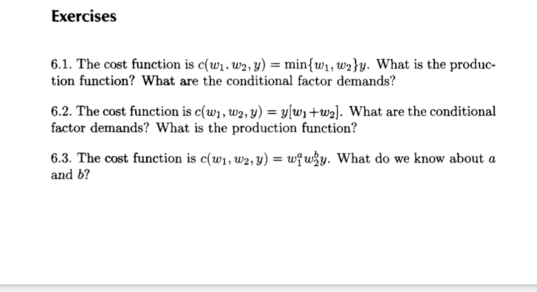 Solved Exercises6 1 the Cost Function Is