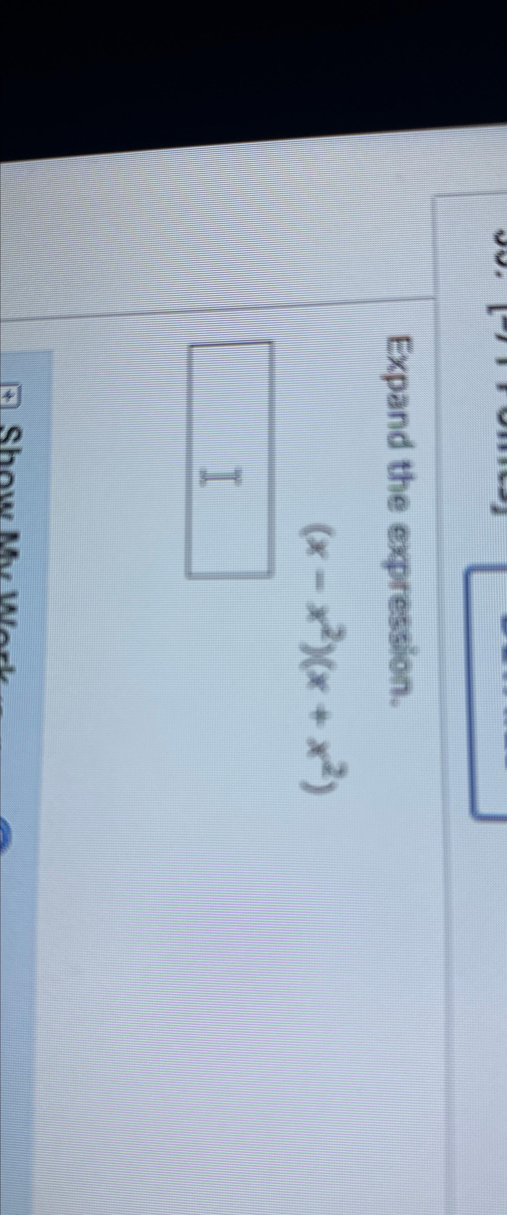 Solved Expand the expression.(x-x2)(x+x2) | Chegg.com