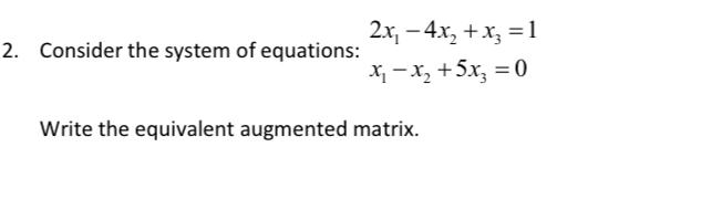 Solved Consider the system of | Chegg.com