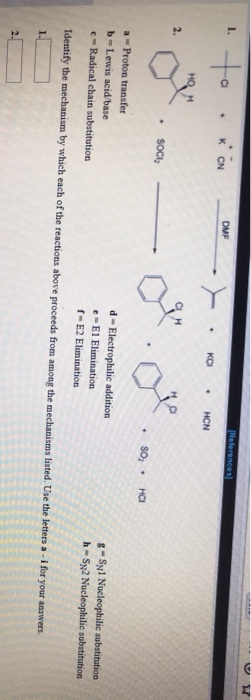 Solved In both examples below the reactants shown are | Chegg.com