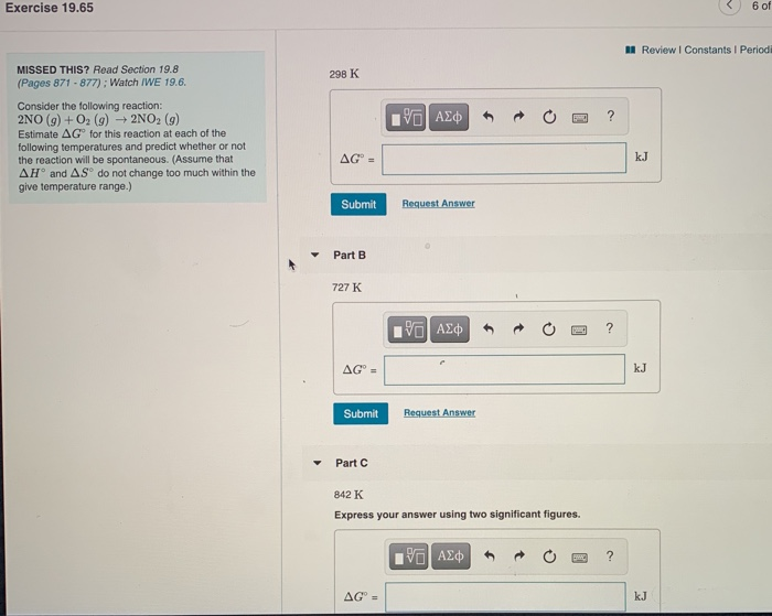 Solved Exercise 19.65 6 of A Review | Constants Periodi | Chegg.com