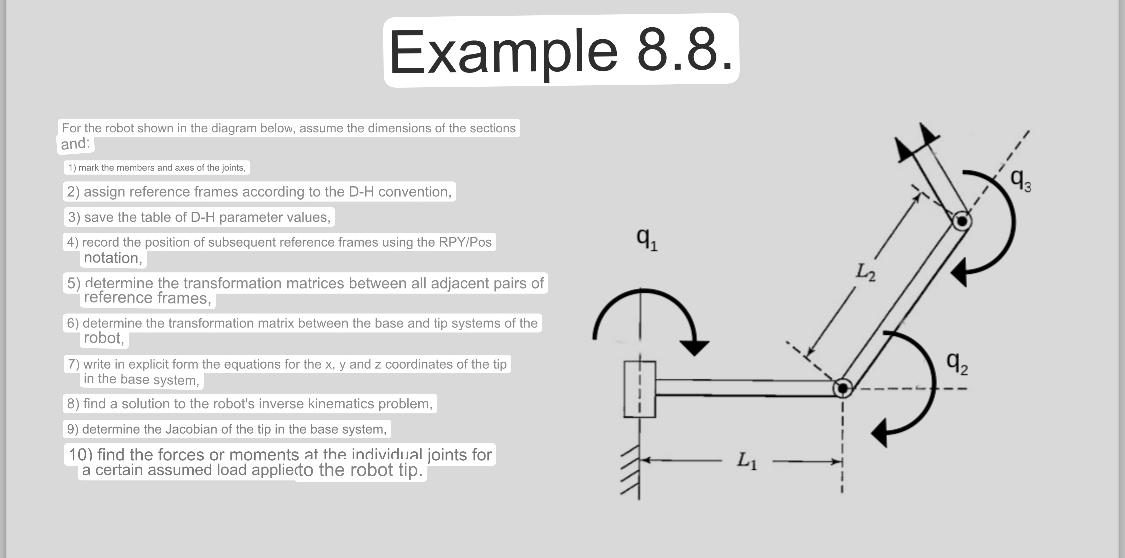 Solved Example 8.8. ﻿Solve the tasks | Chegg.com
