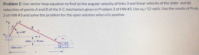 Solved Problem 2: Use vector loop equation to find (a) the | Chegg.com