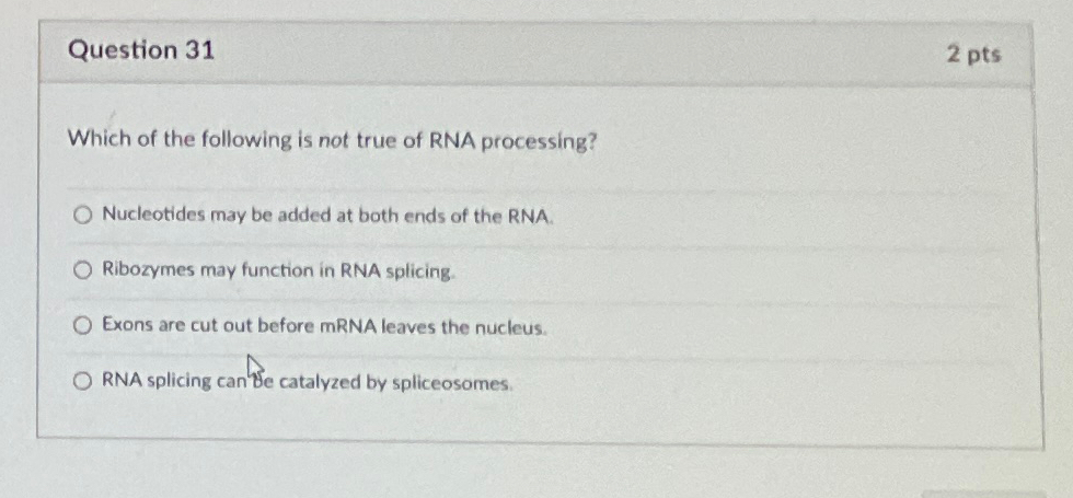Solved Question 312 ﻿ptsWhich of the following is not true | Chegg.com