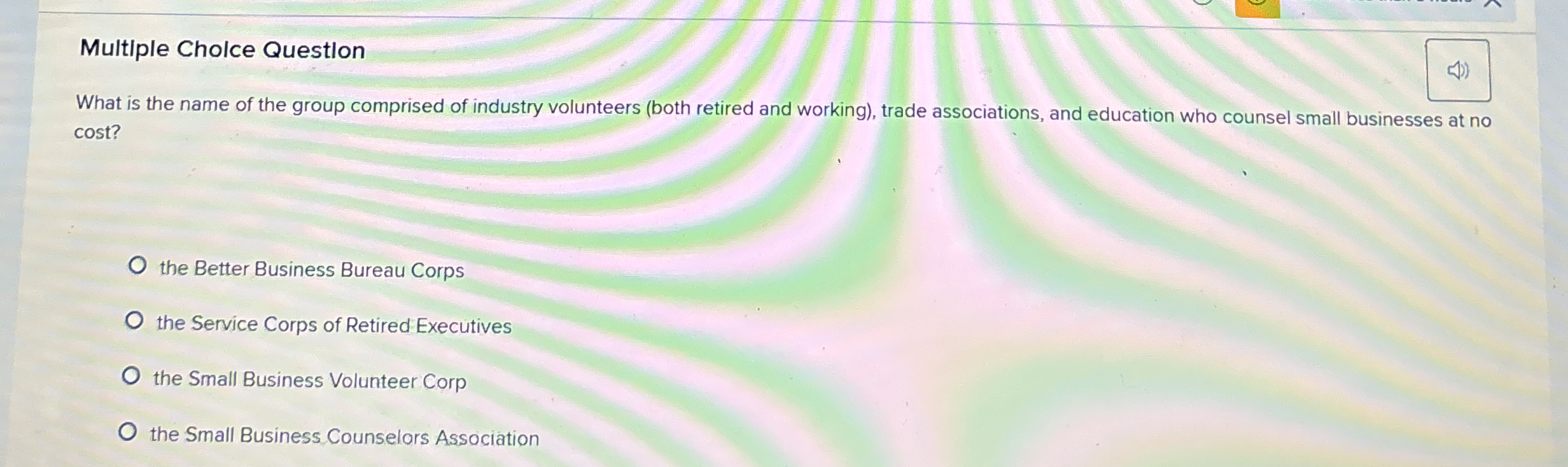 Solved Multiple Cholce QuestlonWhat is the name of the group | Chegg.com