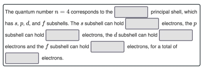 Solved What is the maximum number of electrons in an atom | Chegg.com
