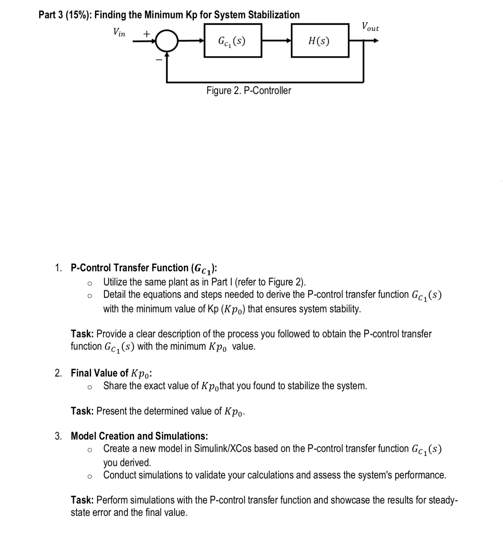 Solved Part 3 (15%): FinP-Control Transfer Function (GC1) | Chegg.com