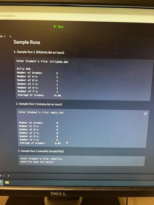 Solved The Assignment Write a Ct+ program that will read | Chegg.com