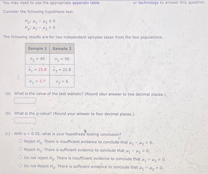 Solved You may need to use the appropriate appendix table or | Chegg.com