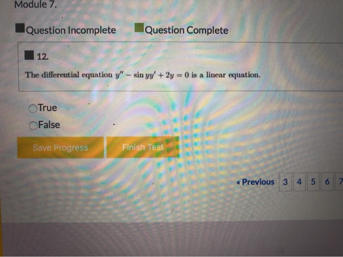 Solved Module 7. Question Incomplete Question Complete 12. | Chegg.com